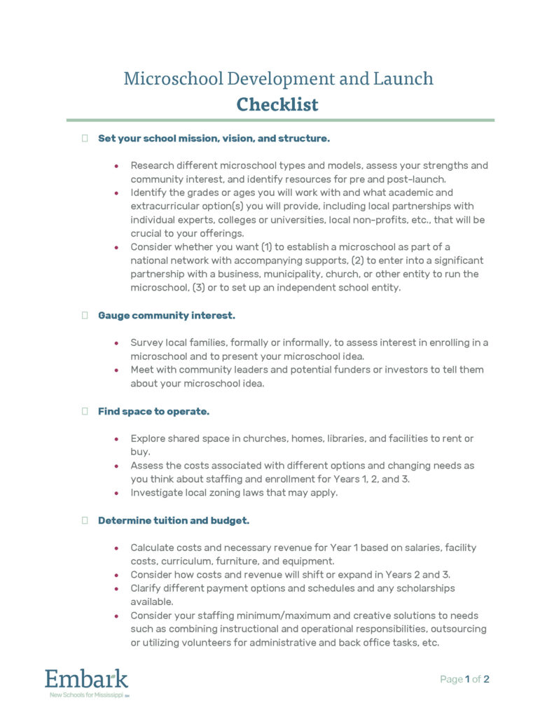 Microschools Resources » Embark